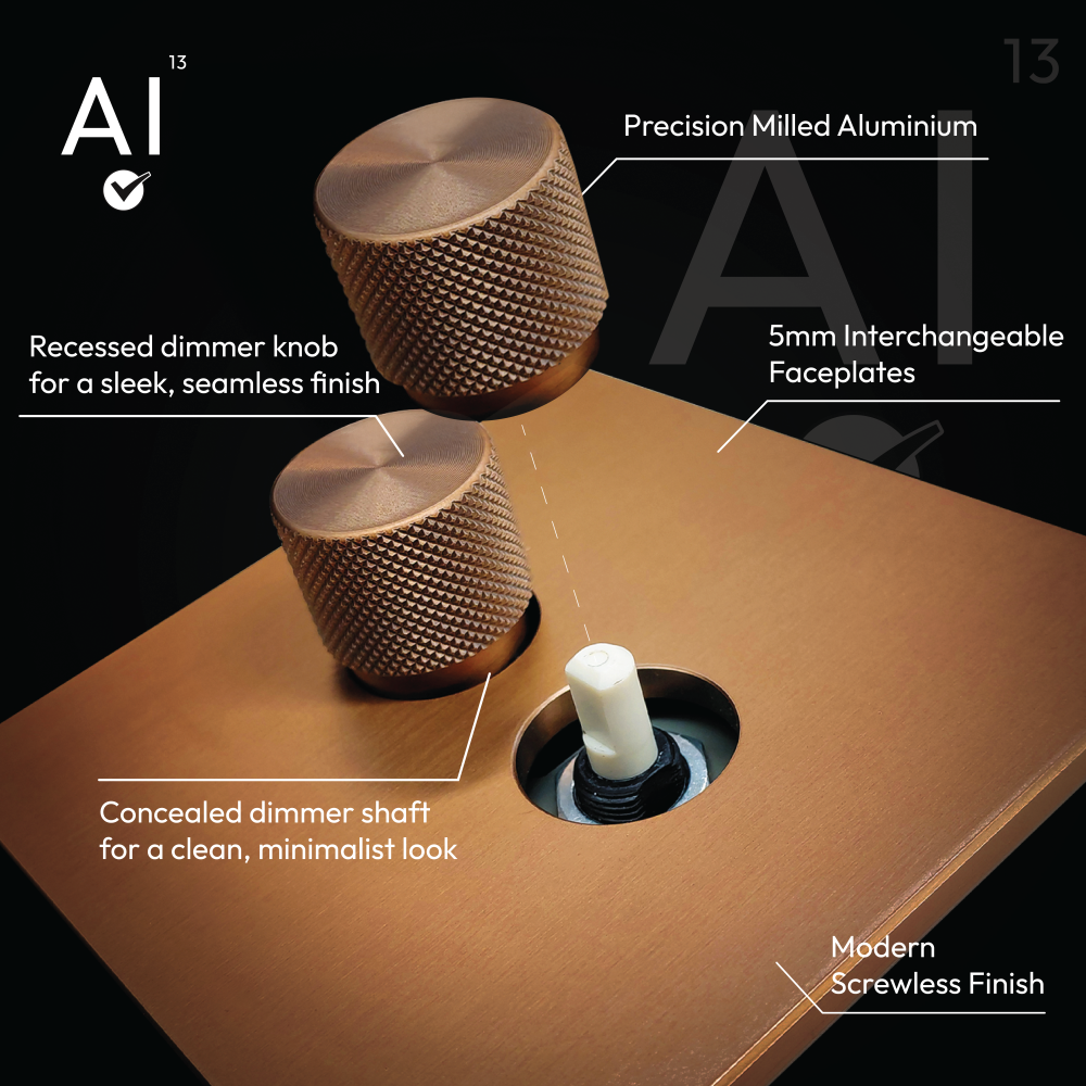 Aura RetroTouch Light Switches & Plug Sockets