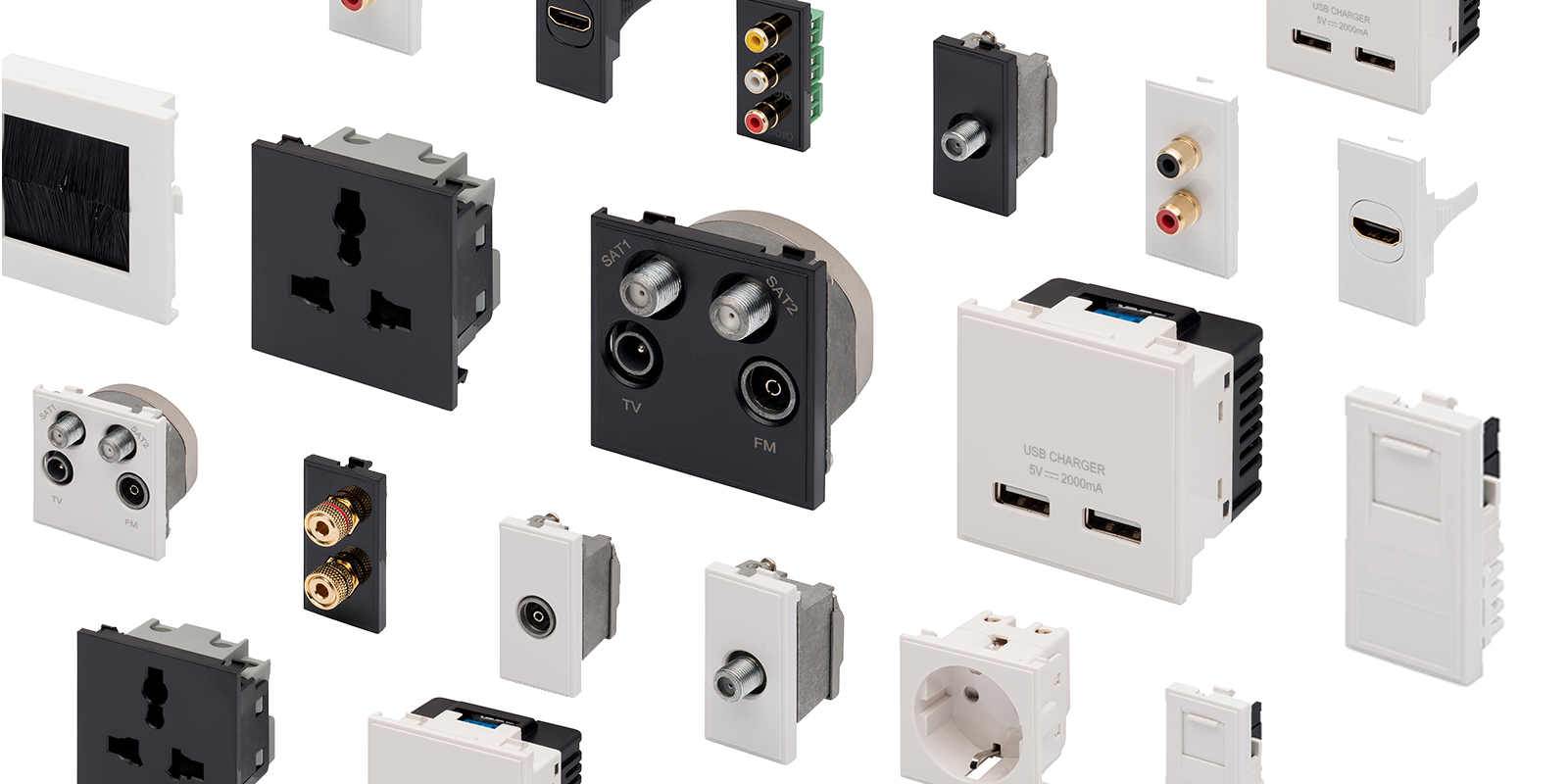 Euro Modules & Plates RetroTouch Light Switches & Plug Sockets