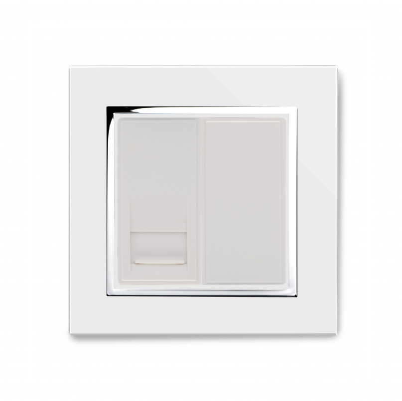 Crystal CT Telephone BT Slave Socket White - RetroTouch Designer Light ...