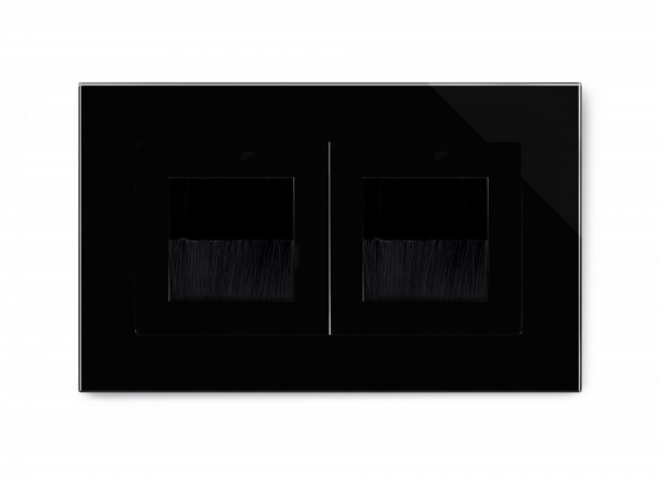 Crystal PG Double Bristle Brush Socket Black - RetroTouch Designer ...