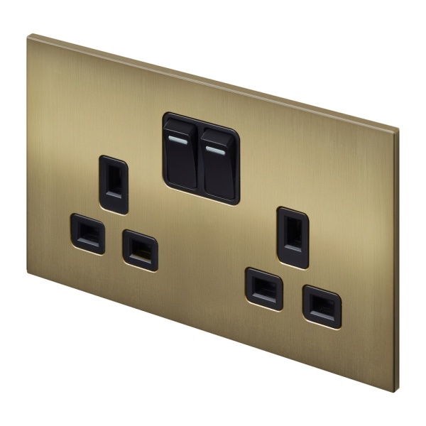 Aura Plug Sockets RetroTouch Light Switches & Plug Sockets