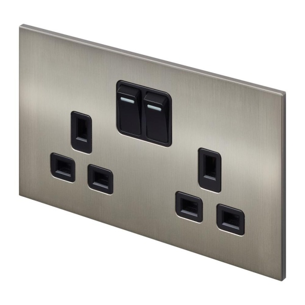 Aura Plug Sockets RetroTouch Light Switches & Plug Sockets