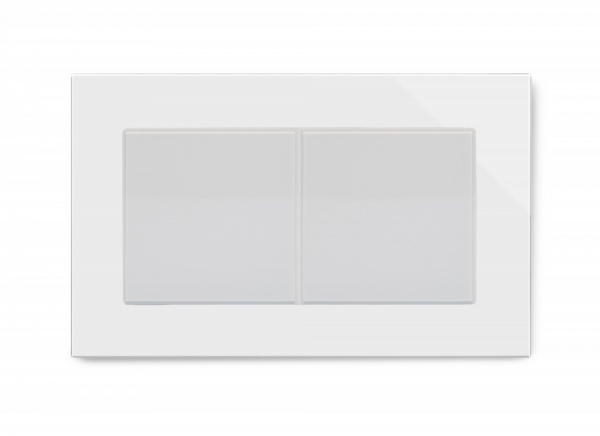 Crystal PG Double Blank Socket White - RetroTouch Designer Light ...