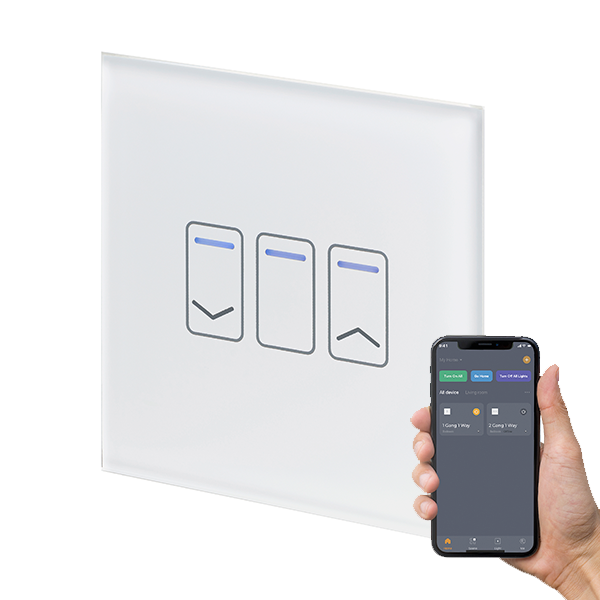 Crystal+ Touch Dimmer WIFI Switch 1G - White RetroTouch Light Switches ...