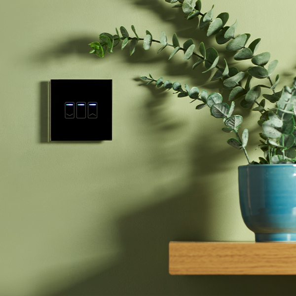 Crystal+ Touch Dimmer WIFI Switch 1G - Black RetroTouch Light Switches ...