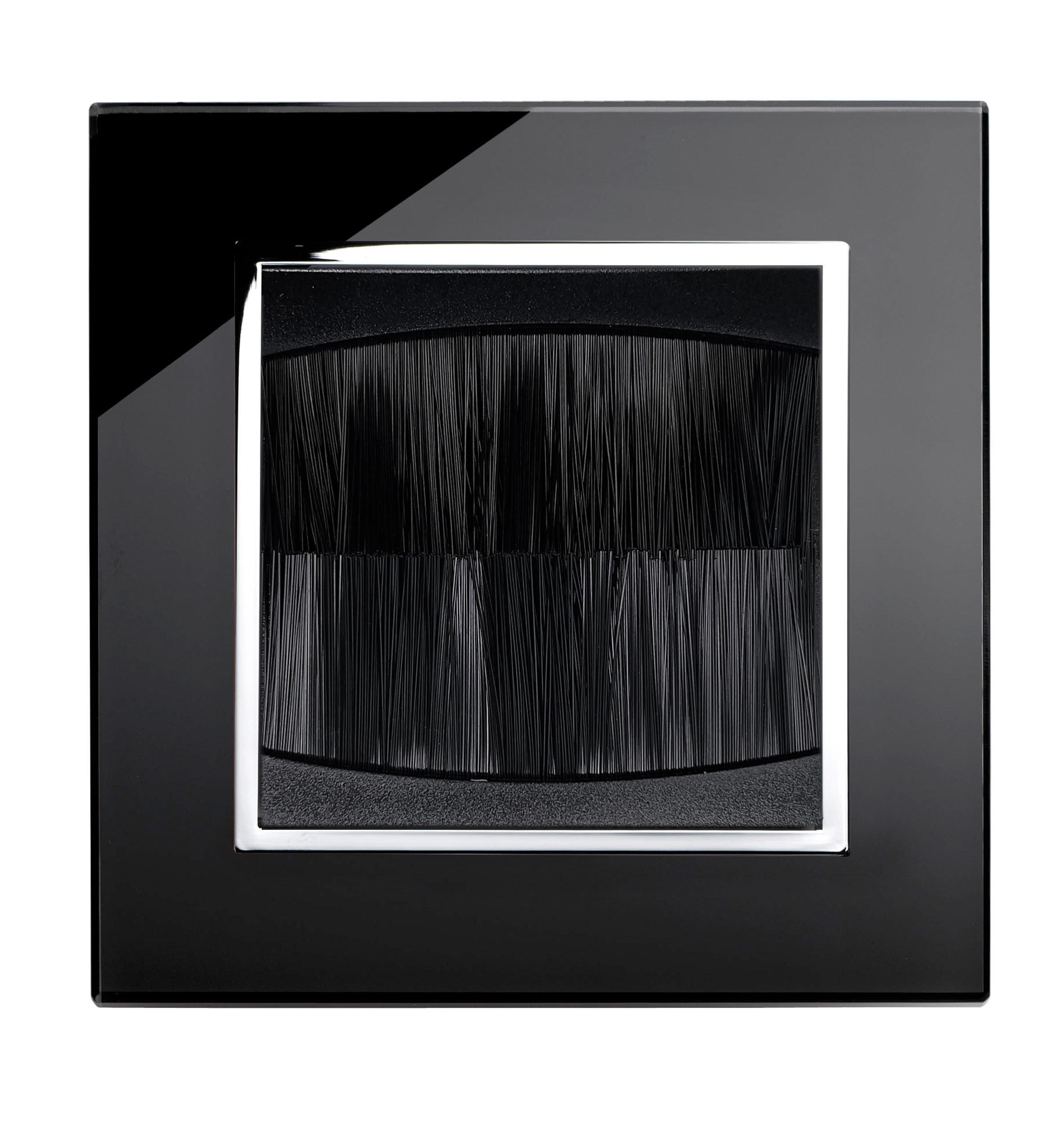 Crystal CT Bristle Brush Socket Black RetroTouch Light Switches & Plug ...