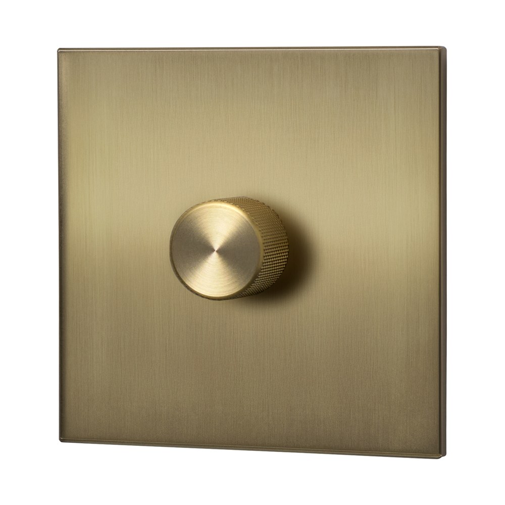 Aura RCA Volume Controller - Brushed Brass RetroTouch Light Switches ...