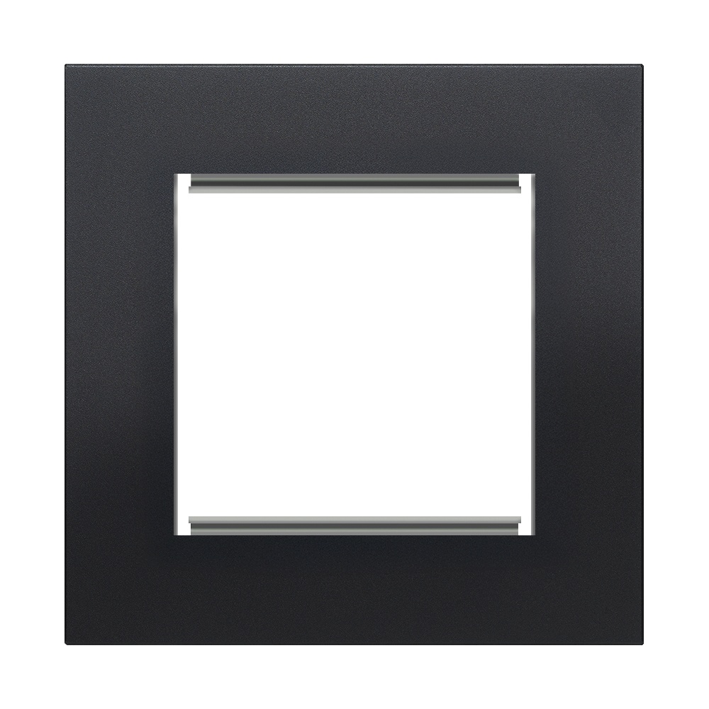 Aura Single Euro Module Plate - Matt Black RetroTouch Light Switches ...