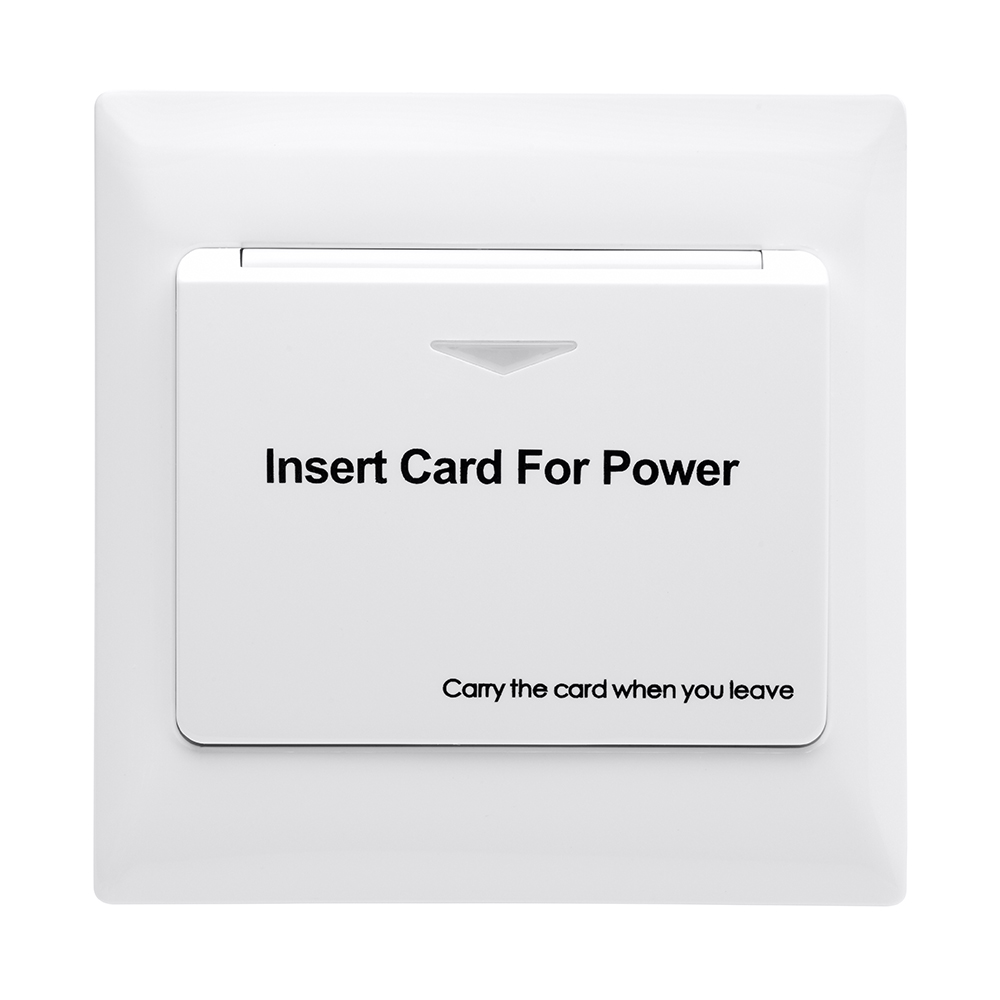 Energy Key Card Saver - White RetroTouch Light Switches & Plug Sockets