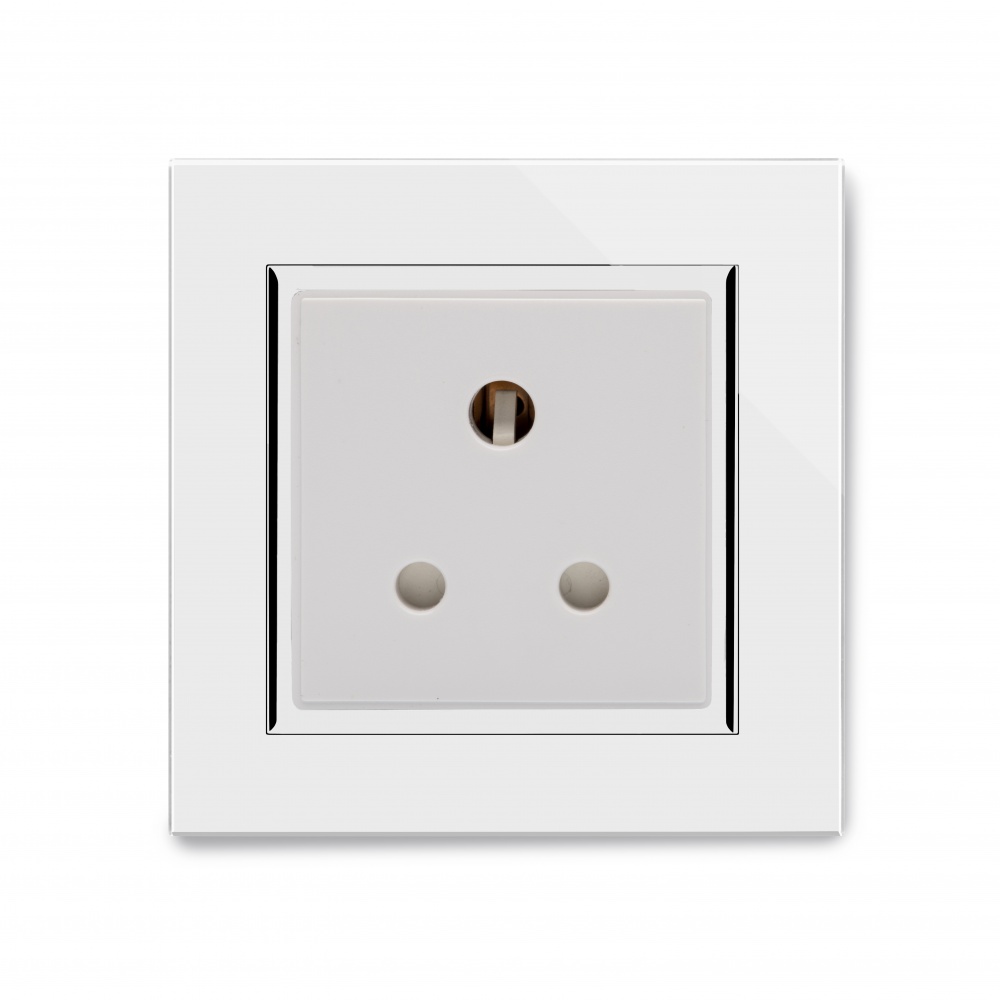 Crystal CT 5A Socket White - RetroTouch Designer Light Switches & Plug ...