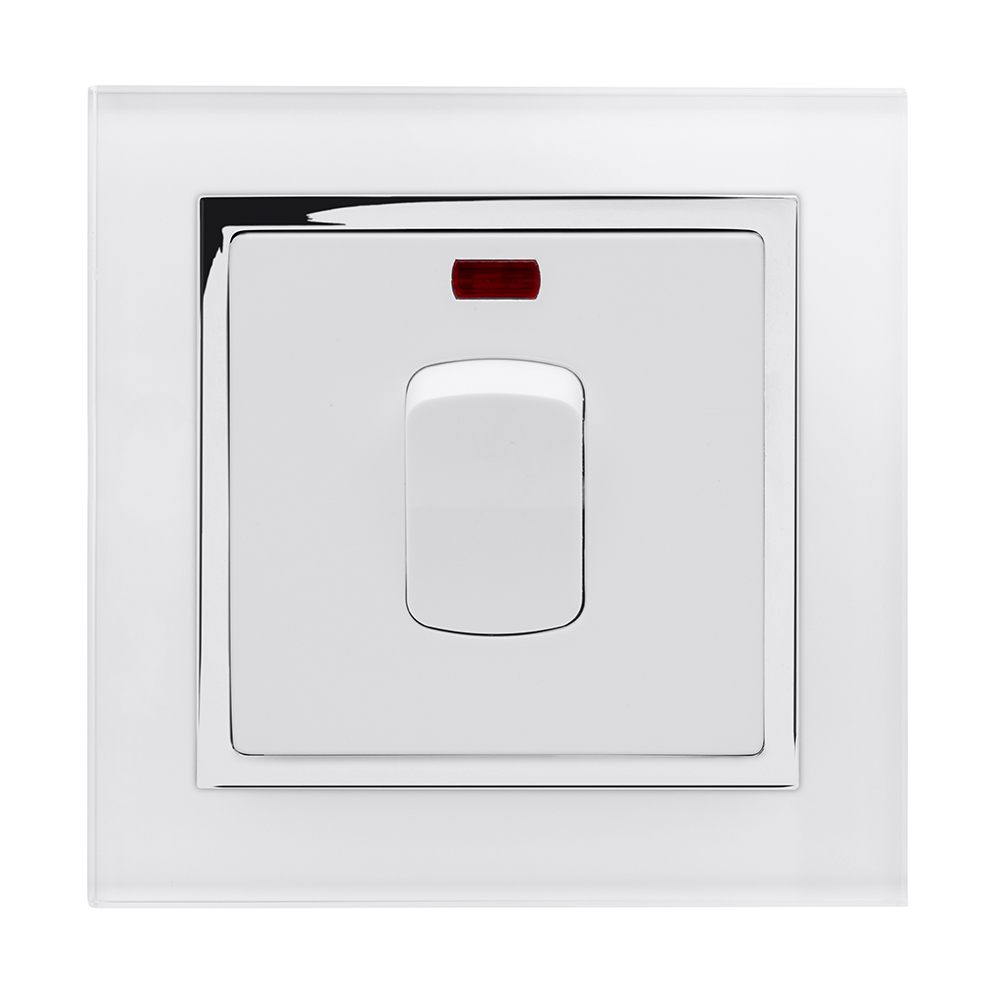Crystal CT 20A DP Switch with Neon White RetroTouch Light Switches ...