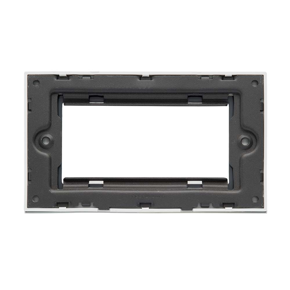 Crystal CT Euro Module Plate 4 Gang White RetroTouch Light Switches ...