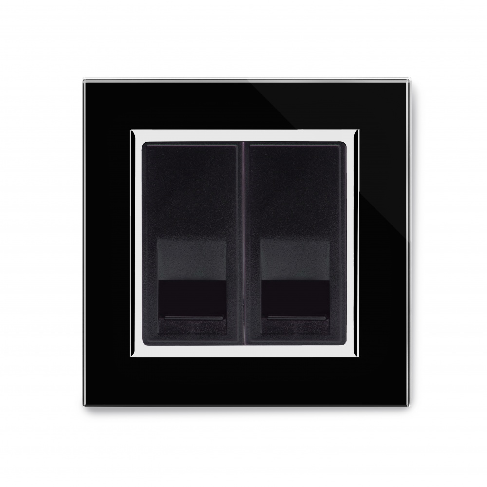 Crystal CT BT Master/BT Slave Telephone Socket Black RetroTouch Light ...