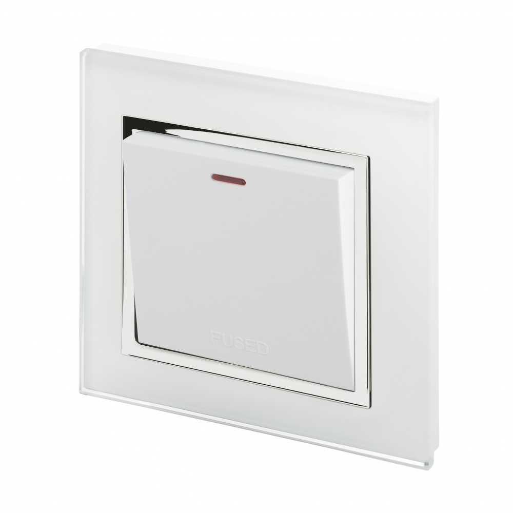 Crystal CT 13A DP Switched Fused Spur White NEW RetroTouch Light ...