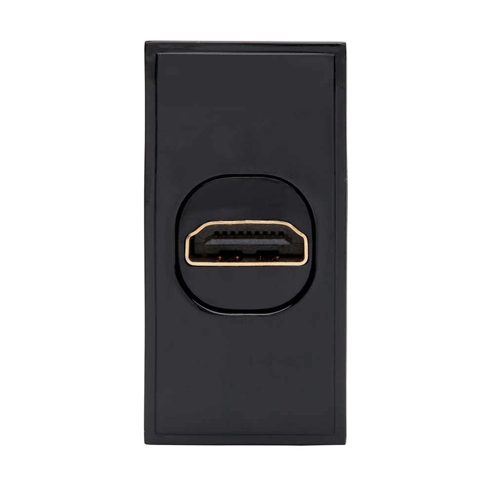 RT HDMI Module (25mm x 50mm) Black RetroTouch Light Switches & Plug Sockets