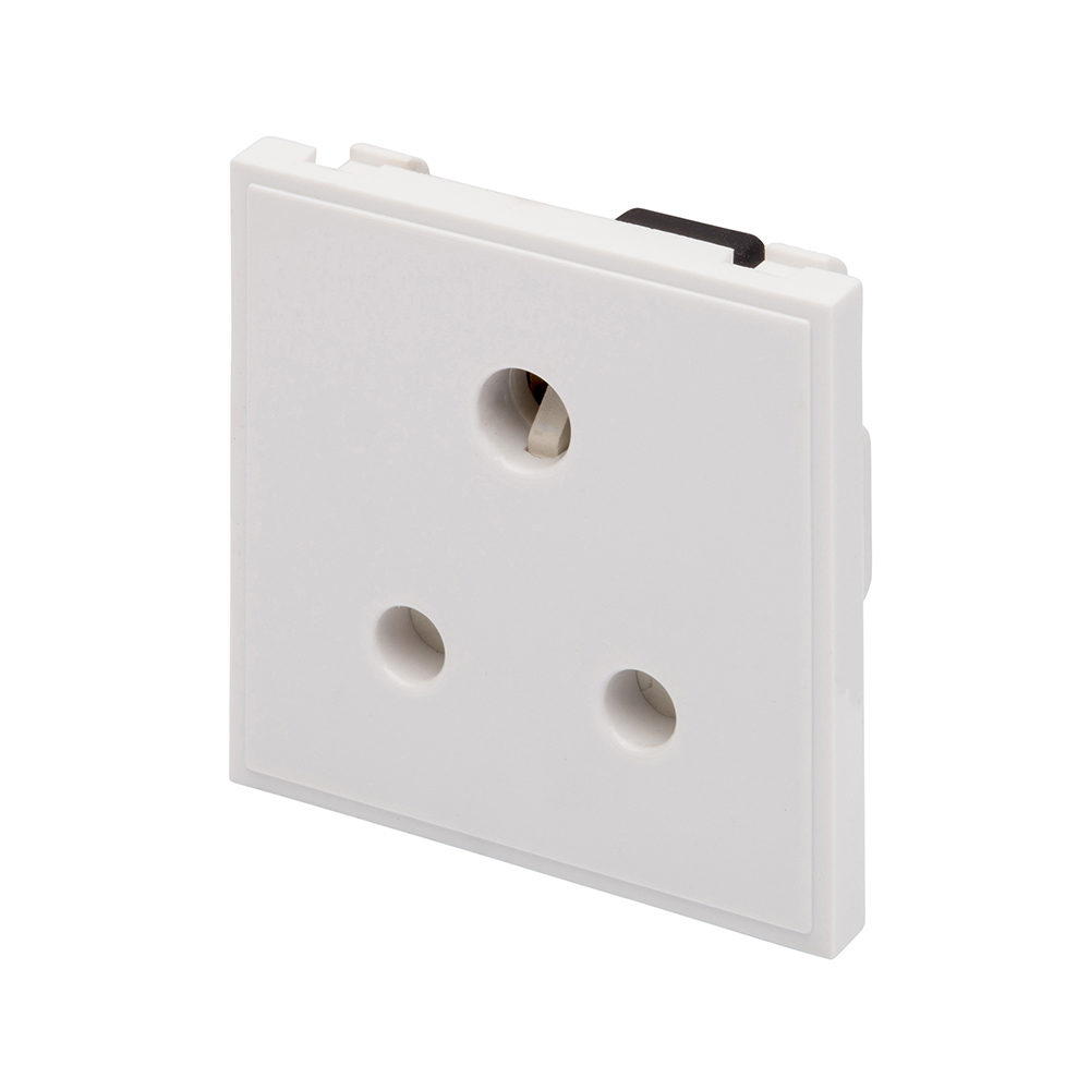 RT 5A Socket (50mmx50mm) White RetroTouch Light Switches & Plug Sockets