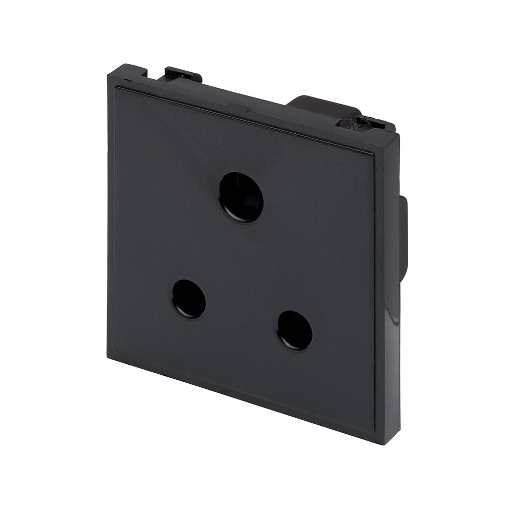 RT 5A Socket (50mmx50mm) Black - RetroTouch Designer Light Switches ...