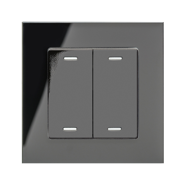 Retrotouch EnOcean Smart Switch - Black Glass RetroTouch Light Switches ...