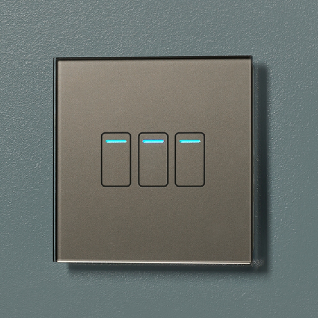 Crystal+ Touch WIFI Switch 3G - Grey RetroTouch Light Switches & Plug ...