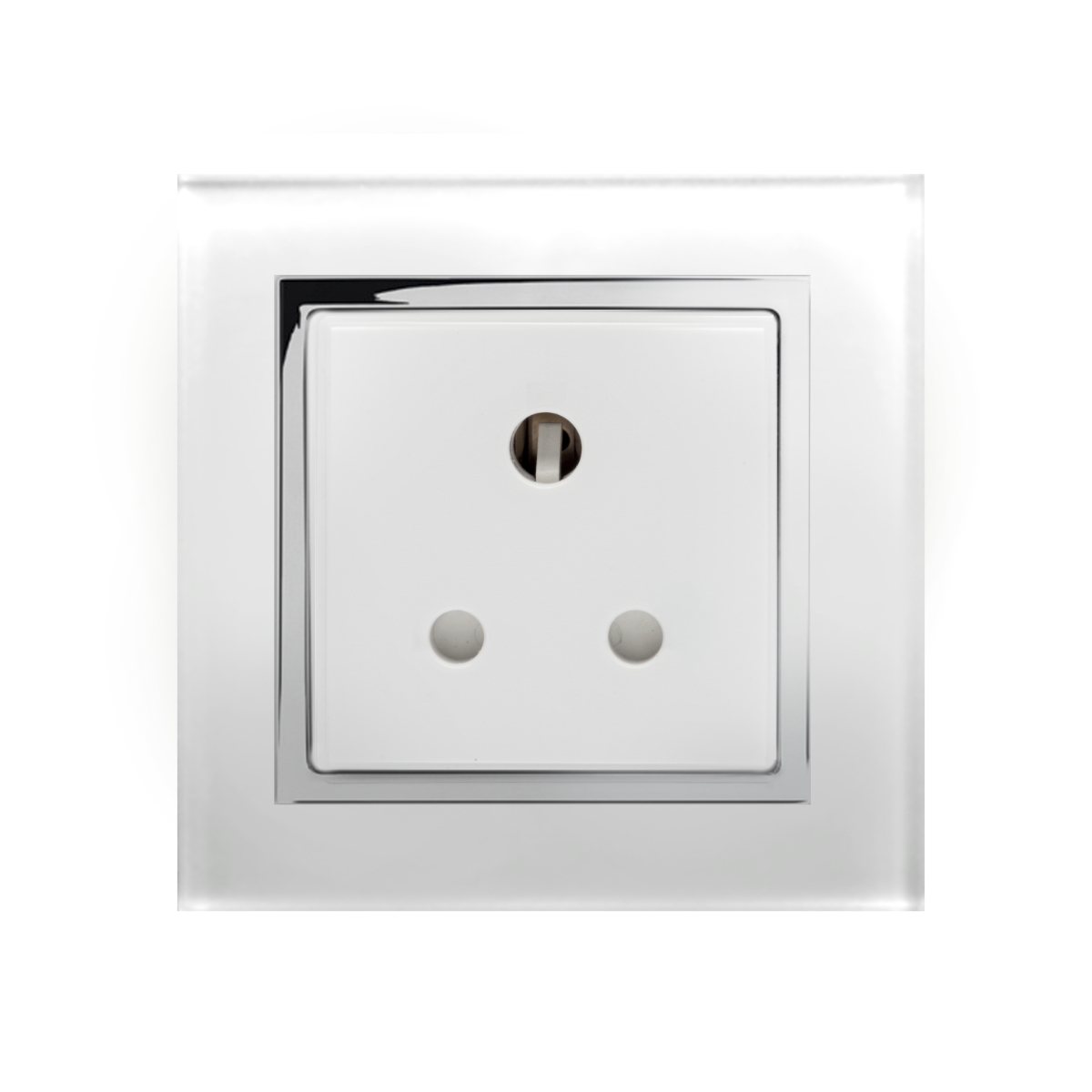 Crystal CT 15A Round Pin Socket White RetroTouch Light Switches & Plug ...