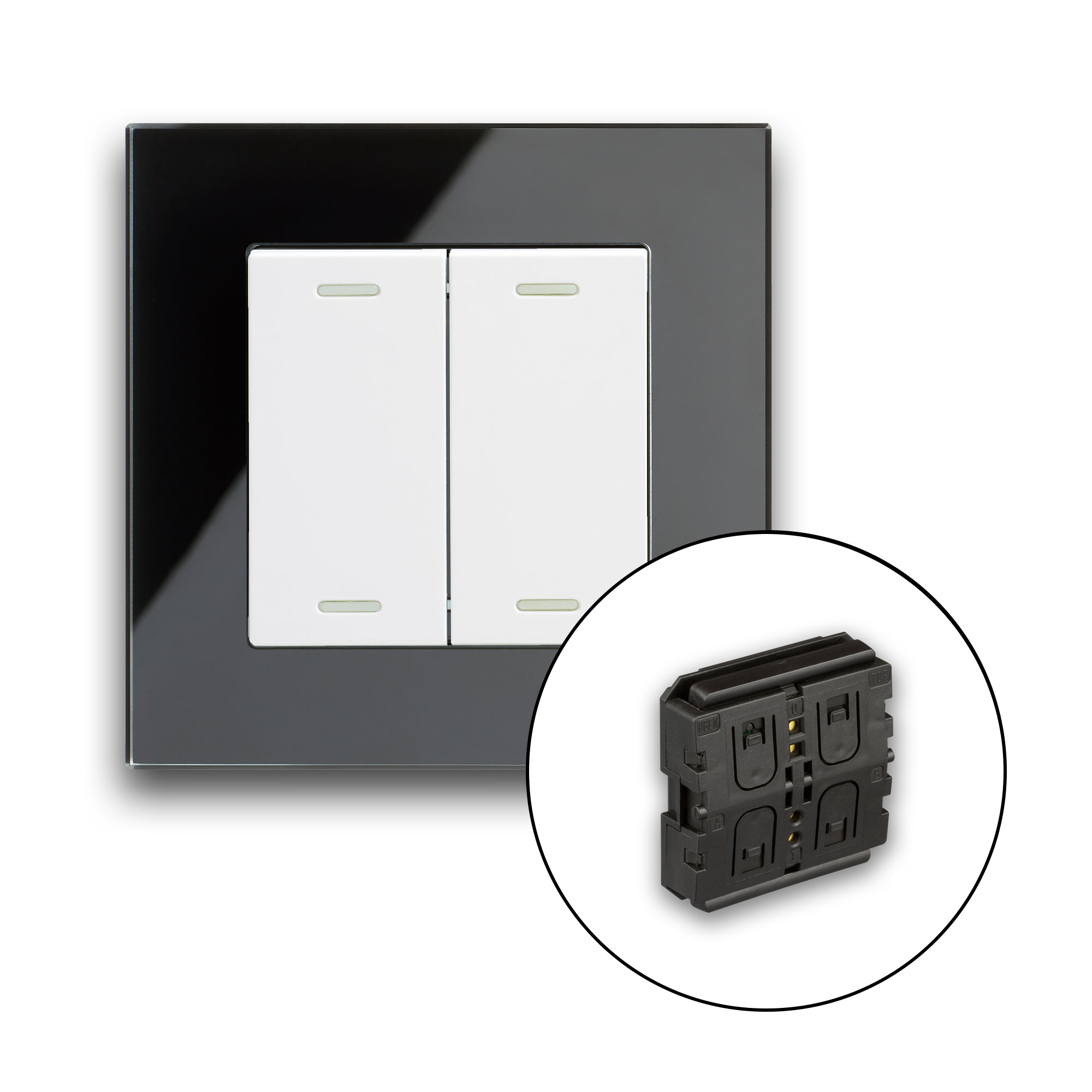 Retrotouch RF KNX Wireless Switch - Part M RetroTouch Light Switches ...