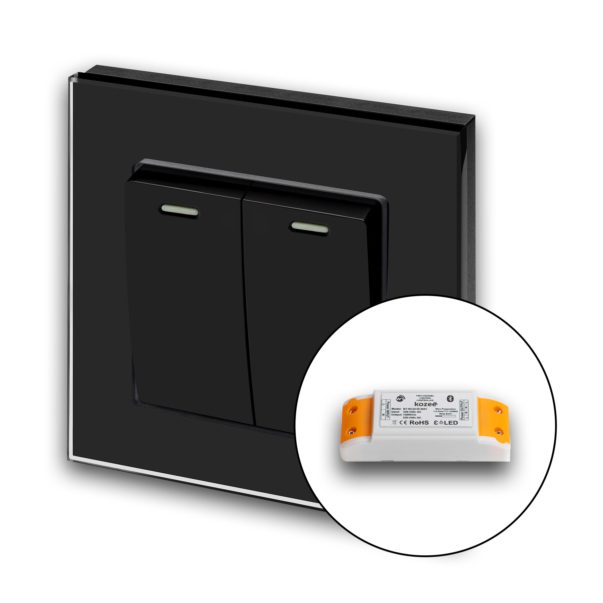 EnOcean Wireless Kinetic Switches - RetroTouch Designer Light Switches ...