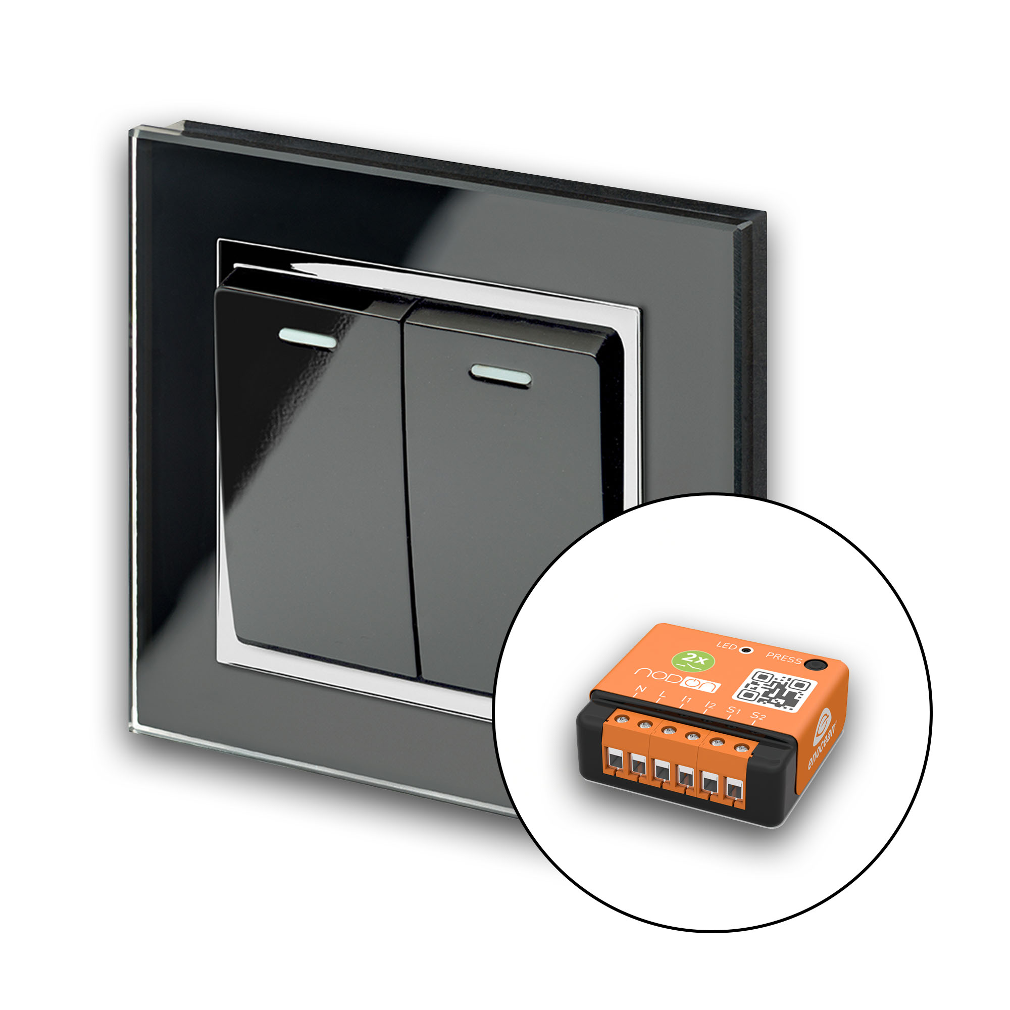 EnOcean Wireless Kinetic Switches RetroTouch Light Switches & Plug Sockets