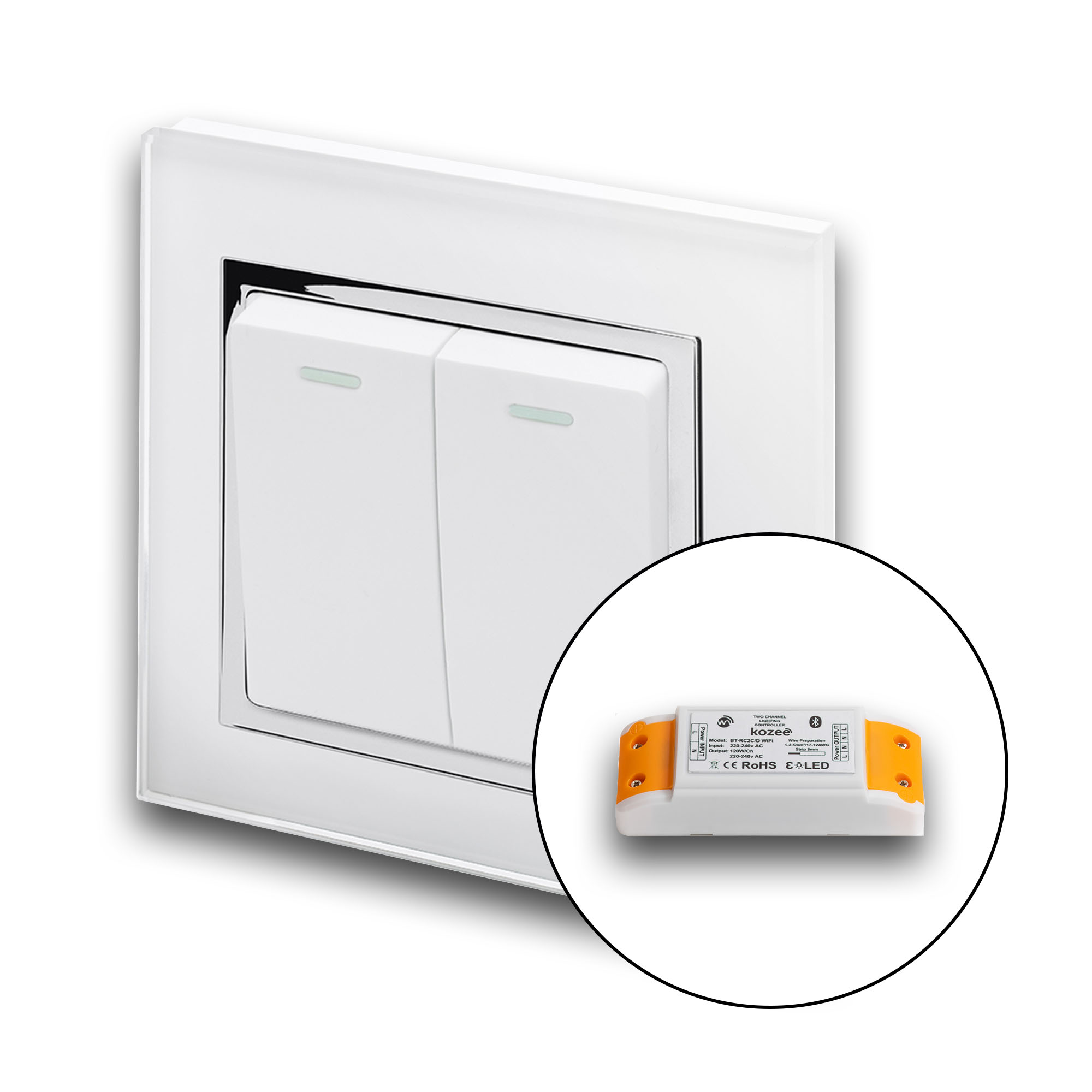EnOcean Wireless Kinetic Switches - RetroTouch Designer Light Switches ...